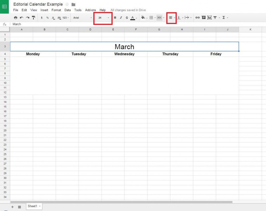How To Create a Free Editorial Calendar Using Google Docs - Tutorial ...