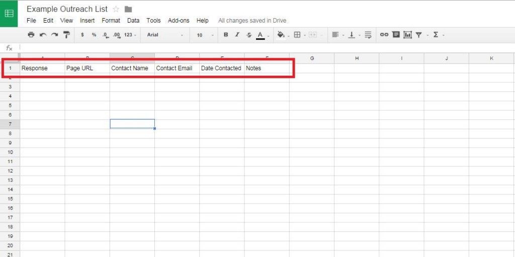 Creating an Outreach List with Google Docs - Tutorial Tuesday