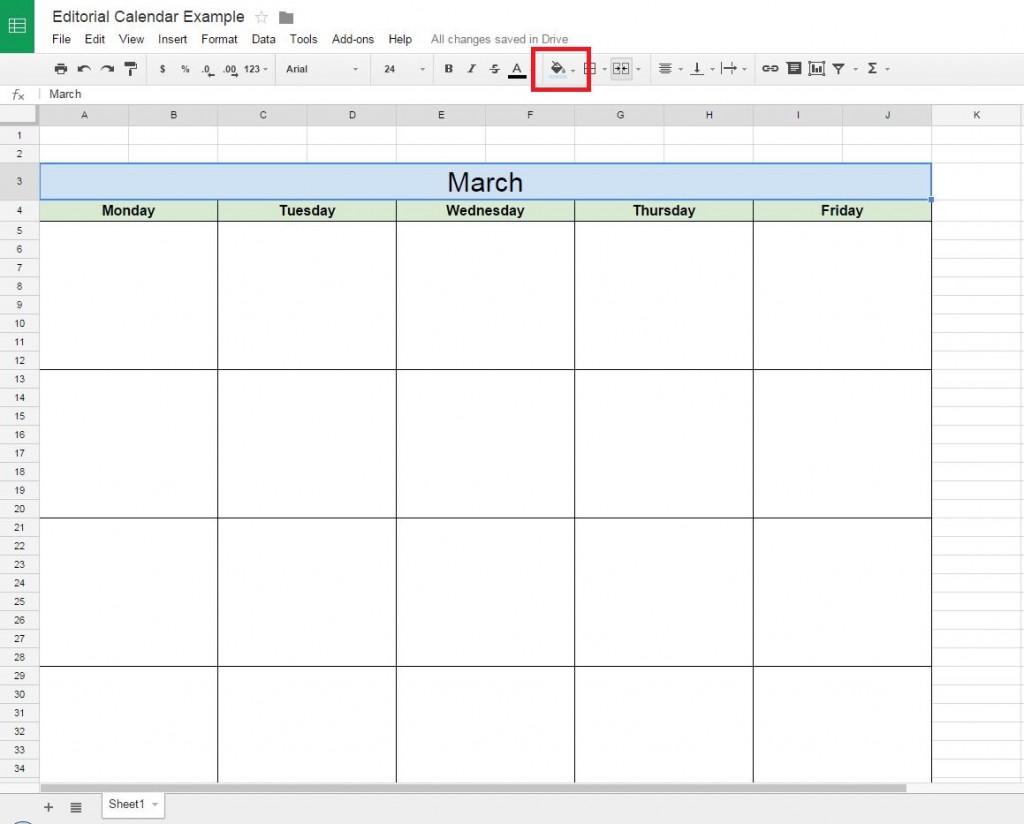 How To Create a Free Editorial Calendar Using Google Docs - Tutorial Tuesday