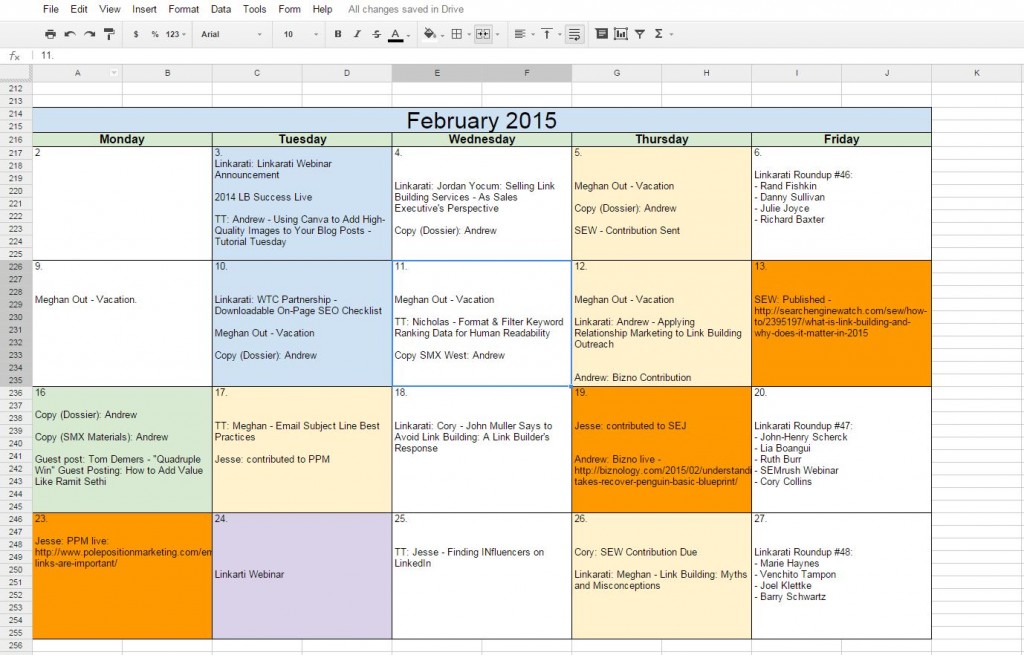 How To Create a Free Editorial Calendar Using Google Docs - Tutorial Tuesday