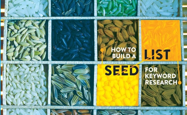 How to Build a Seed List for Keyword Research